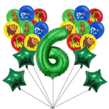 Italian Brainrot Character digital aluminum foil balloon set ...