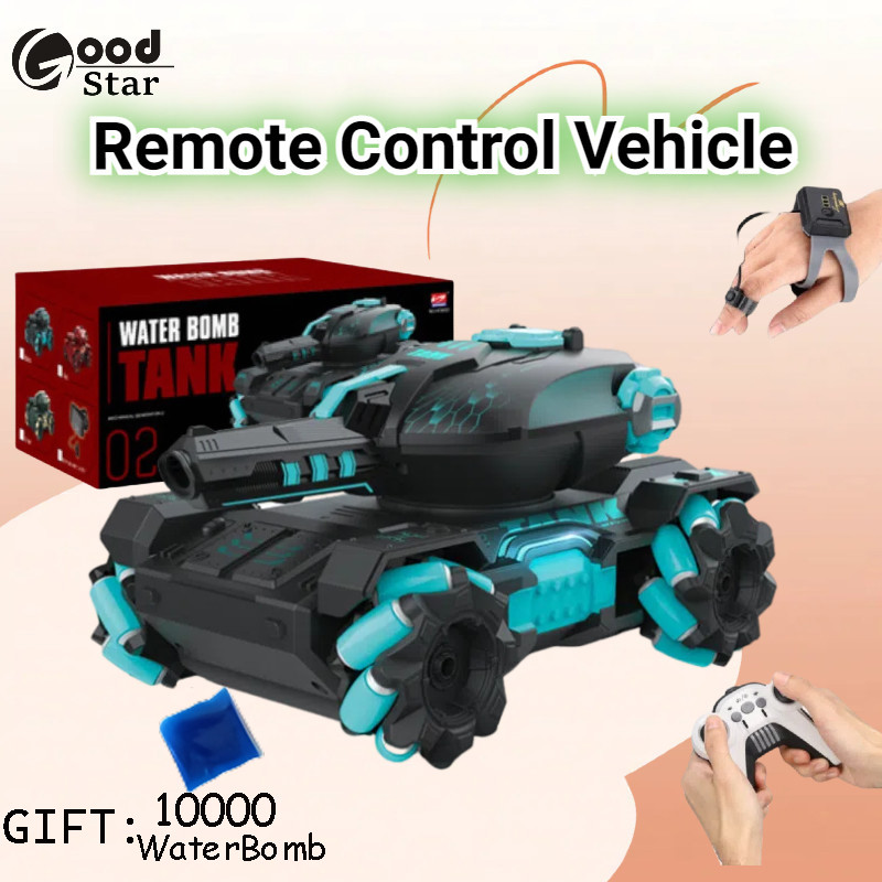 Remote Control Car Rechargeable Can Be Launched Water Bomb Tank Remote ...