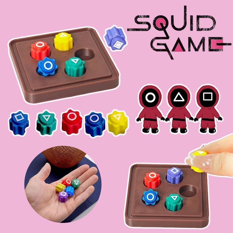 Squid Game 2 3d Printing Stone Throw and Catch Game Props Gonggi Stones ...