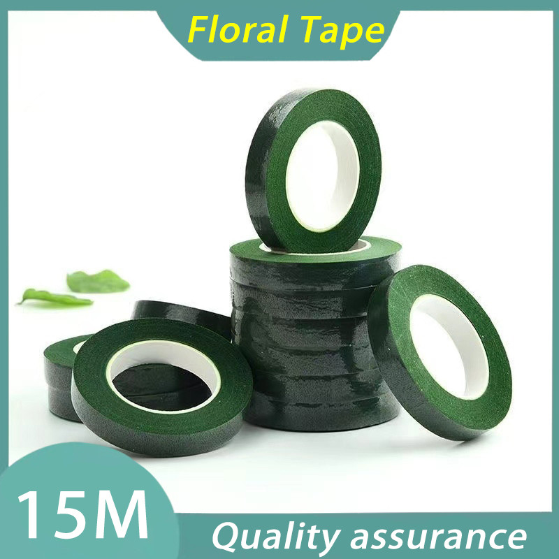 Green Flower Tape Stem Tape Waterproof Handmade Florist Elastic Tape ...