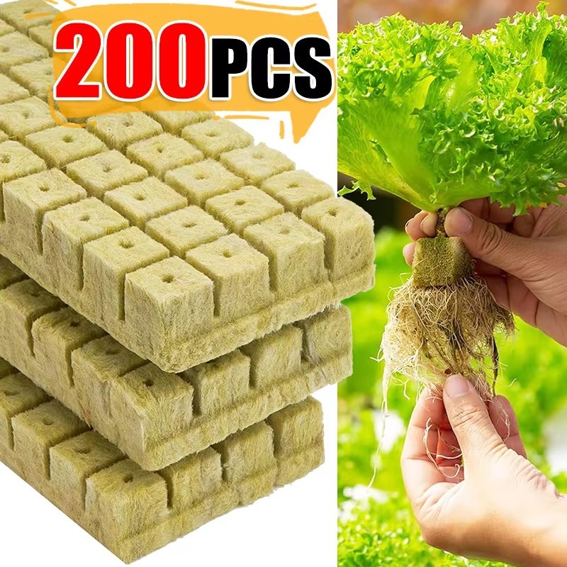 Stonewool Hydroponic Grow Media Cubes Plant Cube Soilless Substrate ...