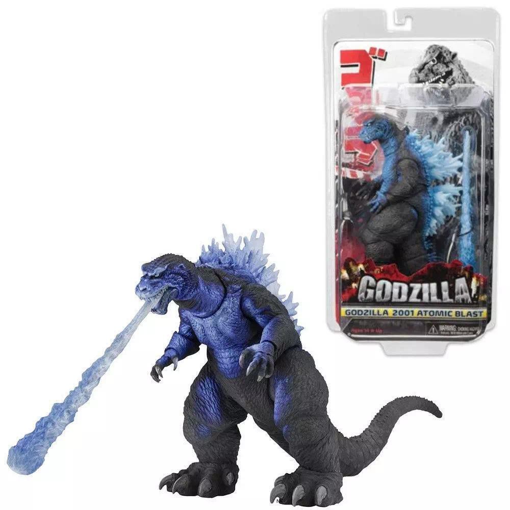 Godzilla 2001 Atomic Blue Blast 12" Action Figure 7" Scale Movie Toys ...