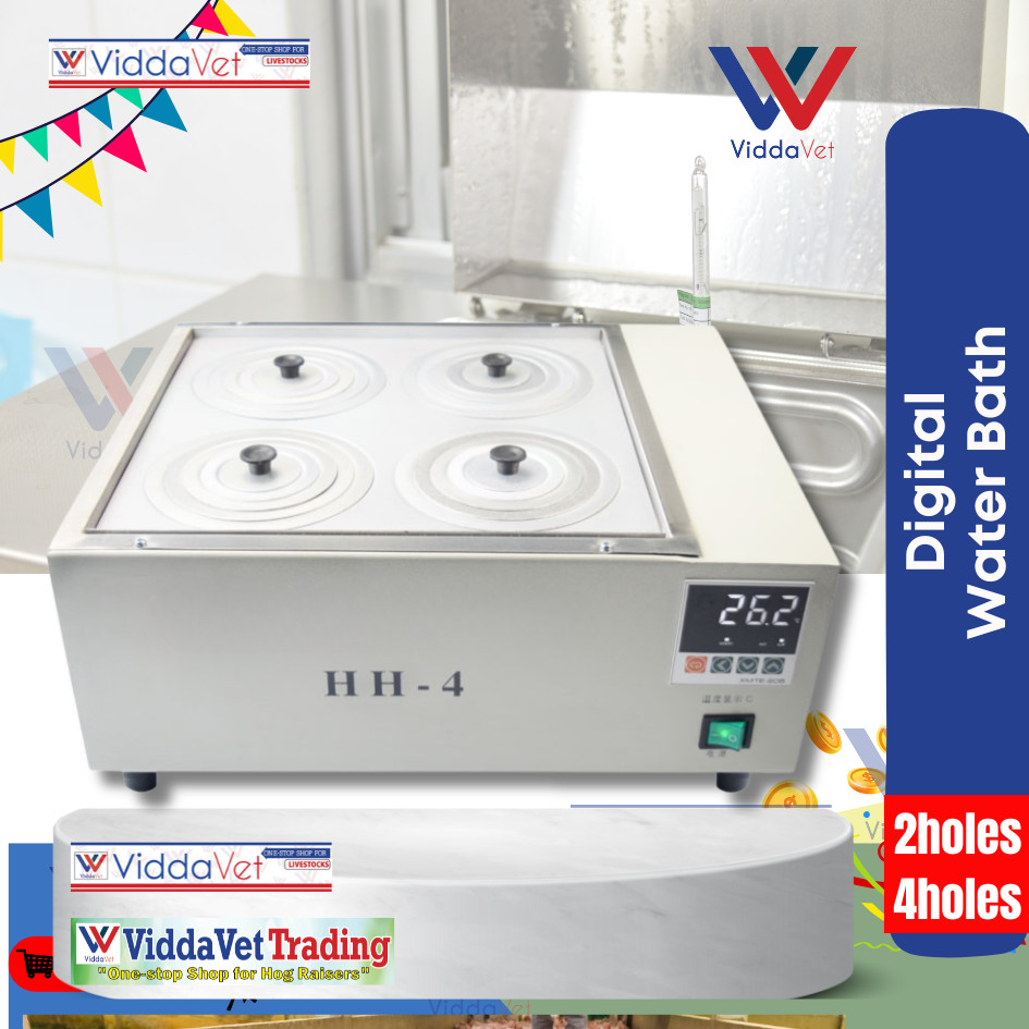 Viddavet Water bath laboratory water bath heater Double Holes Electric ...