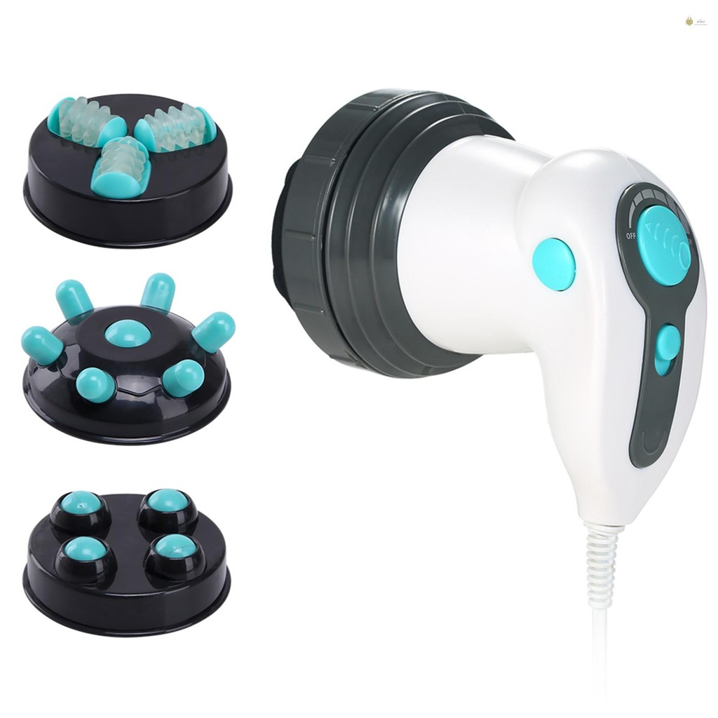 Elec)Handheld Fat Cellulite Remover Electric Body Massager with 3 ...