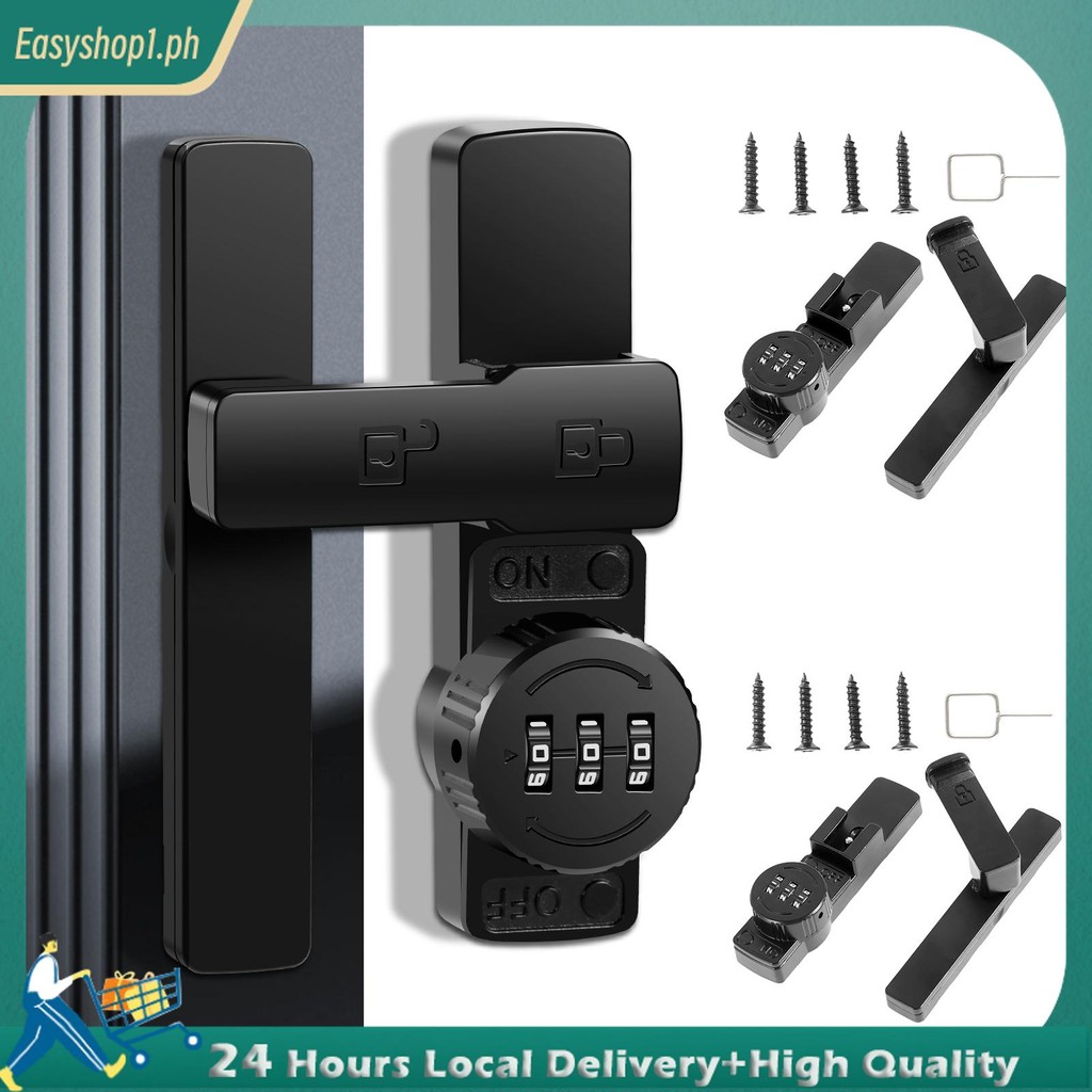 Adjustable Door Latch Easy DIY Installation Flip Latch for Windows ...