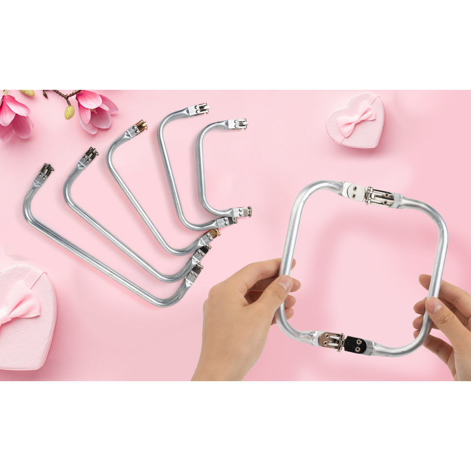 1PC Metal Purse Frame , Rectangle Lock Frame Kiss Lock Clasp Bag Frame ...