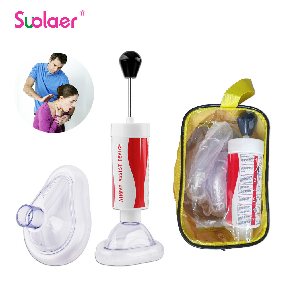 Suolaer Upgrade Choking Emergency Life Saving Suction Vac Anti Choke ...