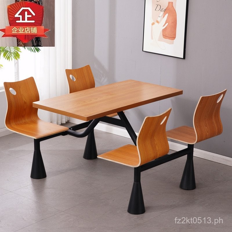 People's Hospital4Flared Leg Unit Four Canteen Factory Dining Table and ...