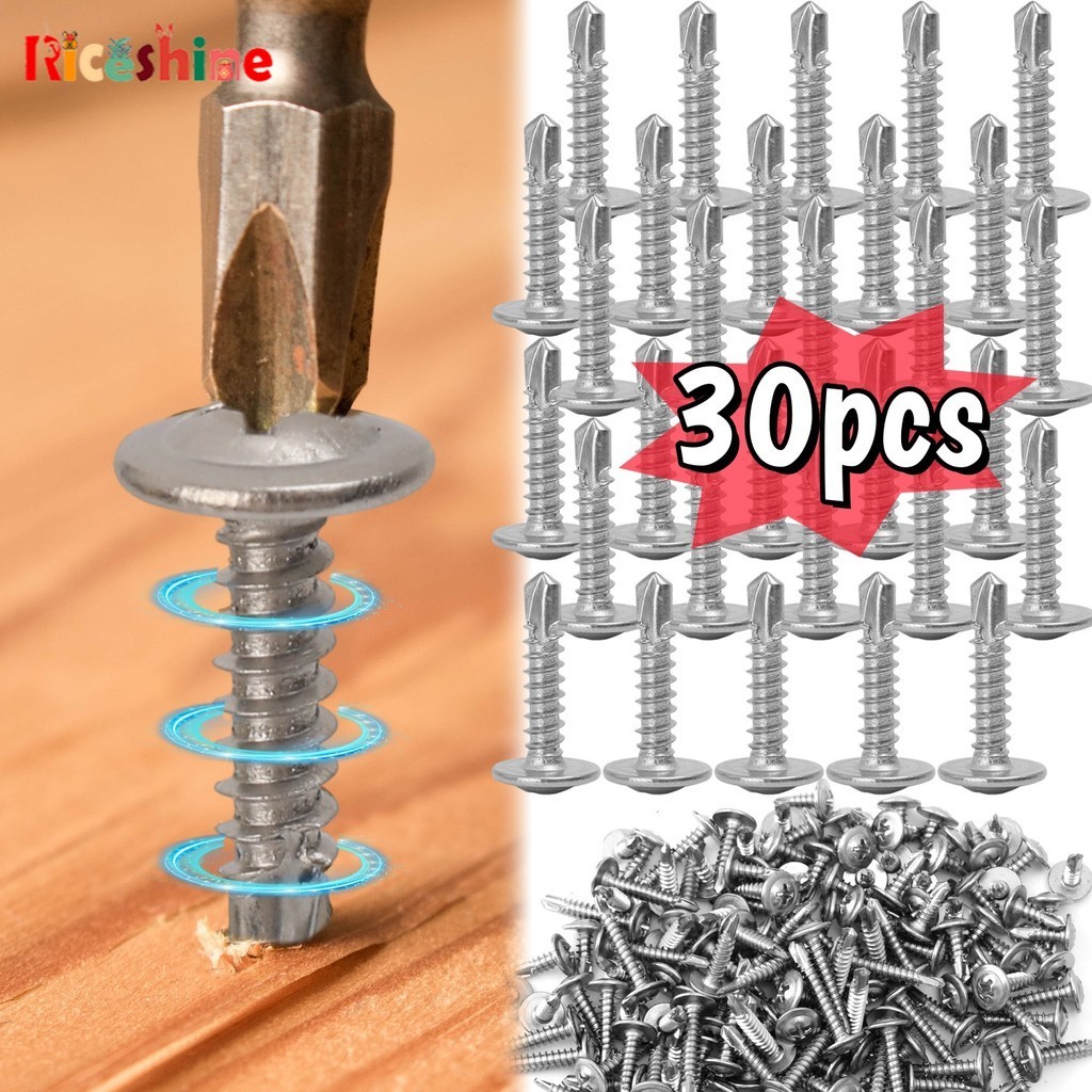 410 Stainless Steel Flat Head Drill Tail Self Tapping Screw - Full ...