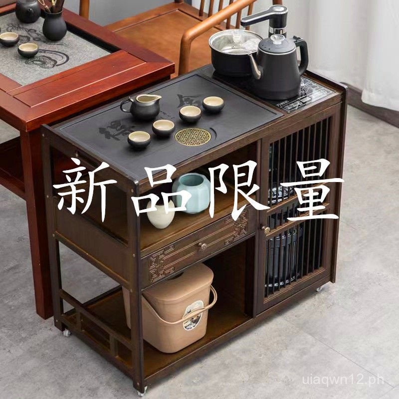 Mobile Tea Table for Living Room Home Use Tea Cabinet Simple Small Tea ...