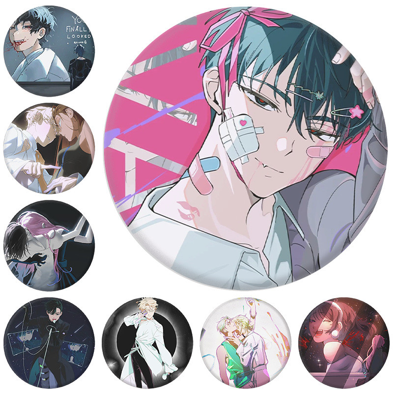 Alien Stage Alienstage Badge Anime Brooches Cosplay Pins Fashion ...