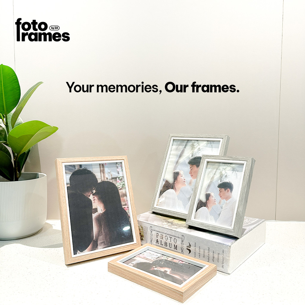 2A Picture Frame 4R/6R Modern Wood Design Wall Decor Photo Frame (Y2106 ...