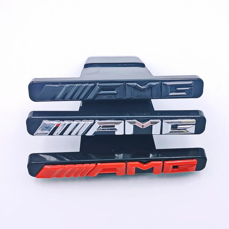 Suitable for Mercedes-Benz Mercedes-Benz GT Style Mesh AMG Car Logo AMG Mesh Logo Car Sticker G ...