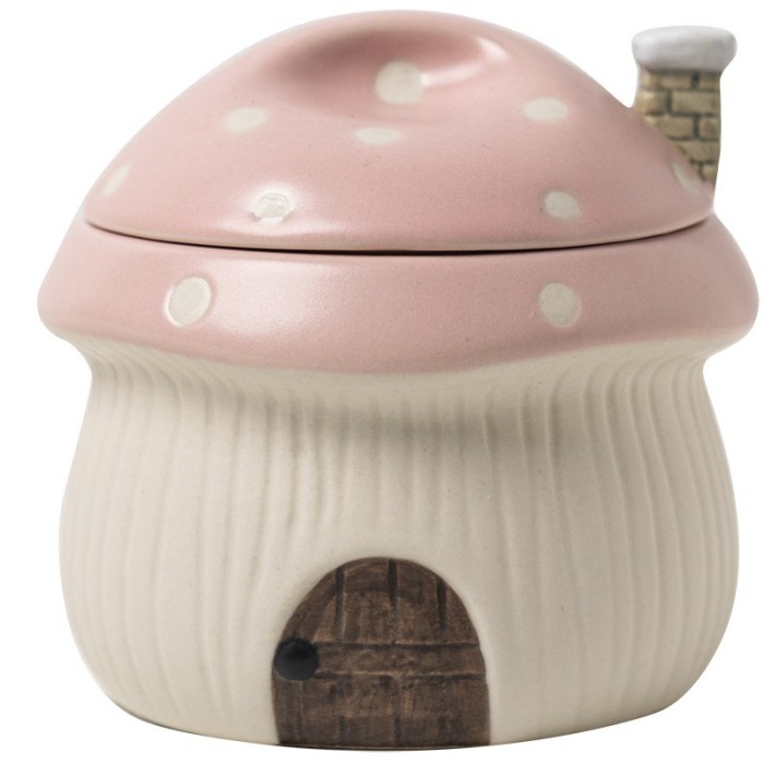 Mushroom Chawan Mushi / Unique Aesthetic Cute Mushroom Lid Ceramic Bowl ...