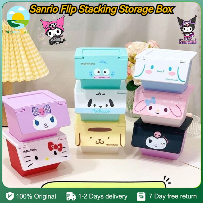Sanrio Desktop Flip Top Organizer Gummi Bio Clutter Box Jewelry Box ...
