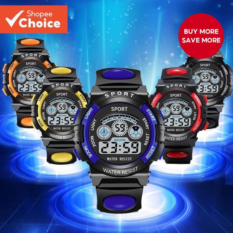 Children's Digital Watch Outdoor Sports Electronic Watch For Students ...