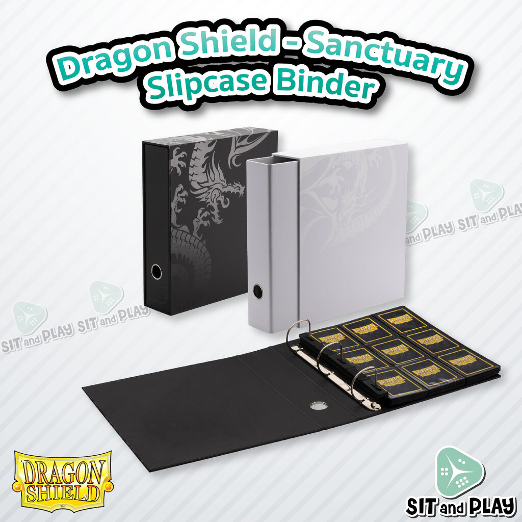 Dragon Shield-Sanctuary Slipcase Binder Card With 3-Ring Refillable Box ...