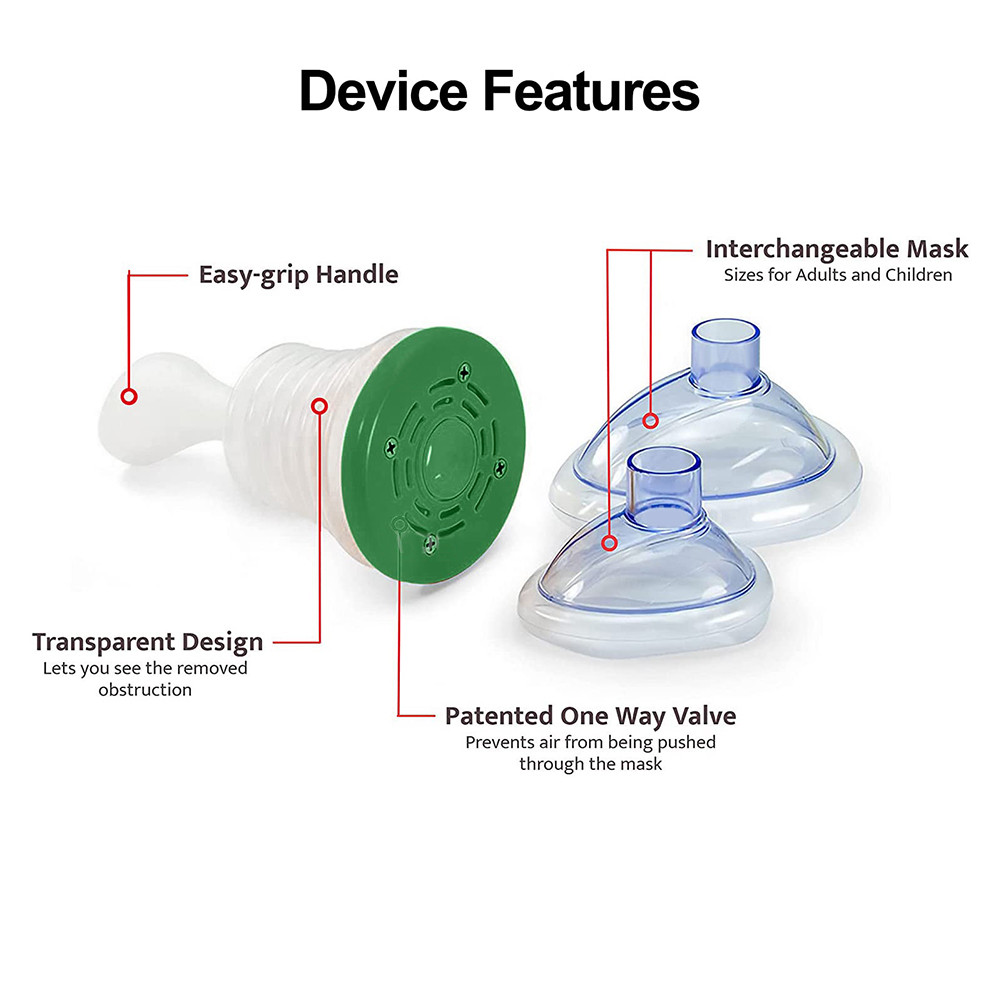 WE★ 1 Set Choking Emergency Device for Adult Children CPR First Aid ...