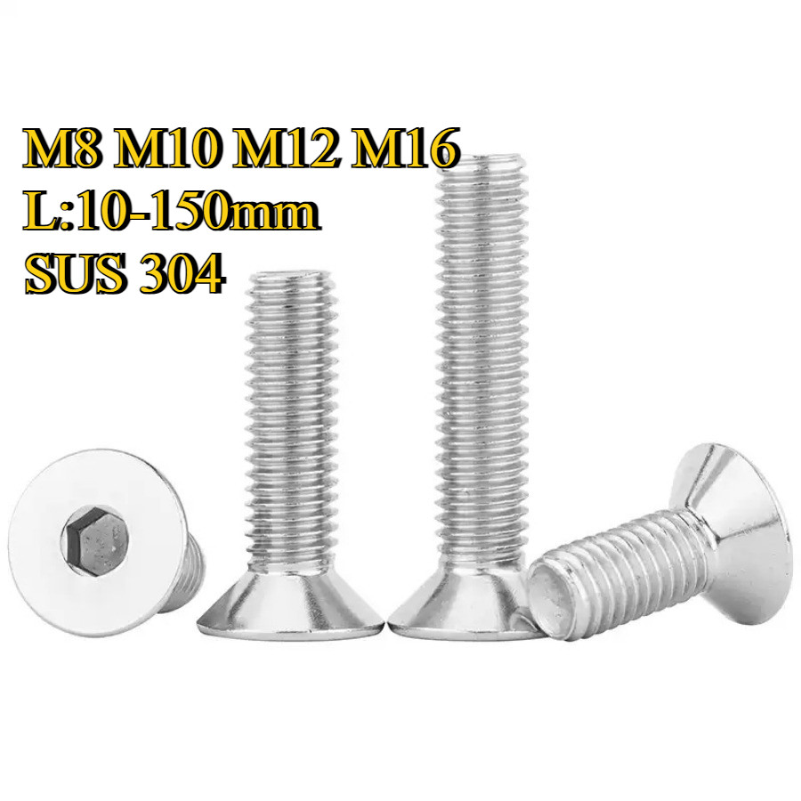 Allen Screw， SS304 Countersunk Hex Socket Screw，CSK Hex Screw，Allen ...