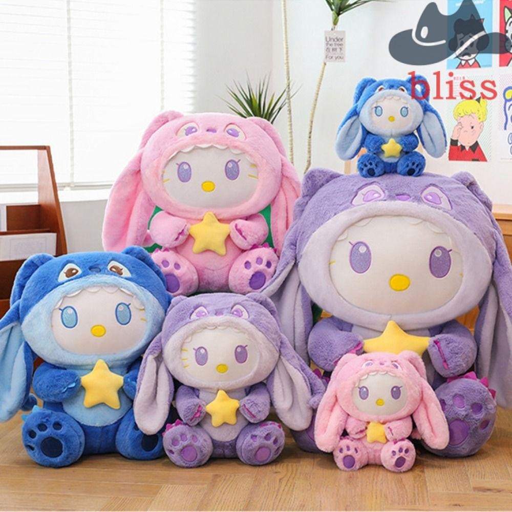 BLISS Stitch Kitty Cat Plush, Galaxy Stitch Dress Up Kitty Cat Stuffed ...