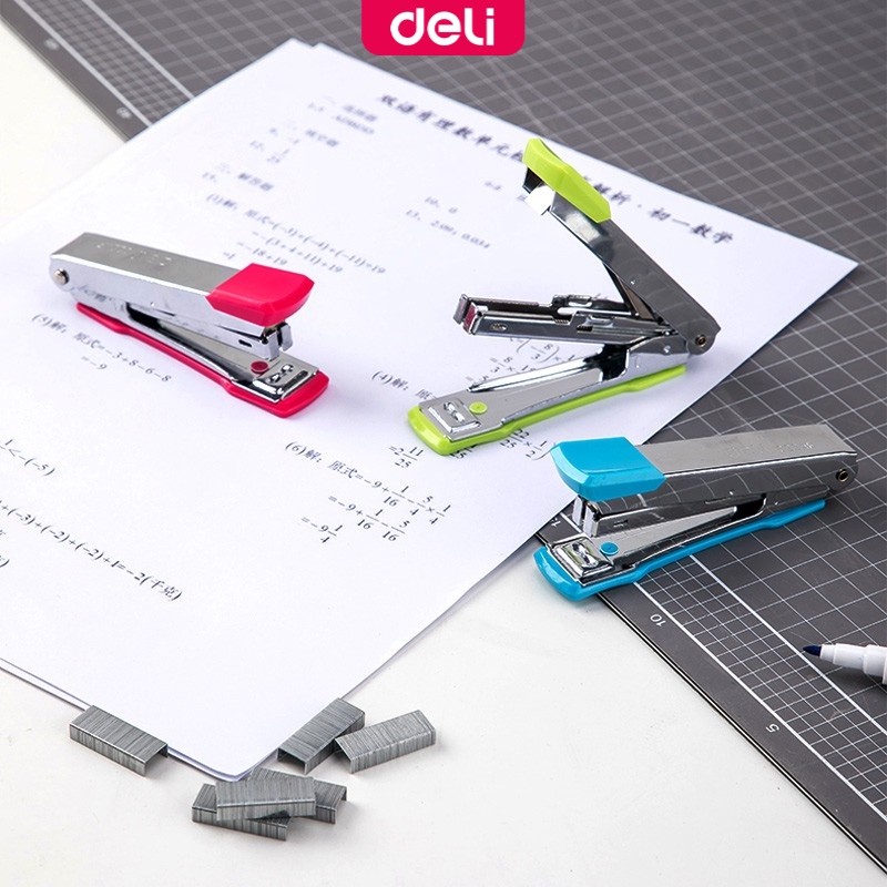 Deli Stapler No.10 Set Portable Stapler For Office School Supplies E0224F | Shopee Philippines