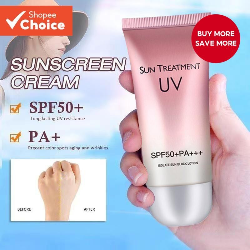 Intensive UV Sunblock Cream SPF50+ PA+ | Refreshing High Protection ...