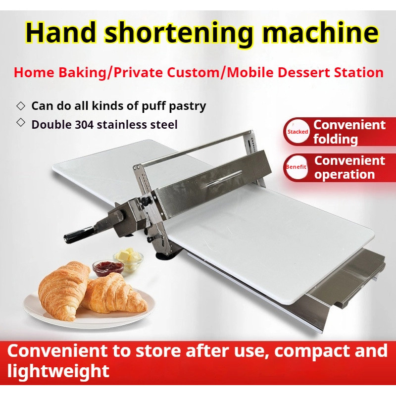 Manual puff pastry machine,bread dough puff pastry machine,egg tart ...