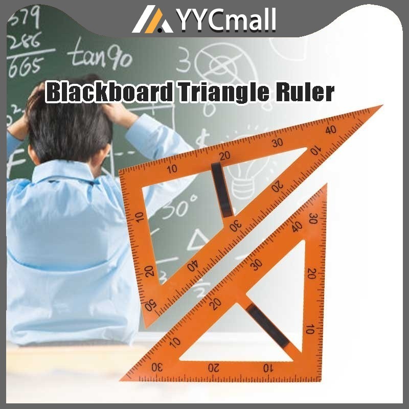2Pcs/set Professional Blackboard Triangle Ruler For Teacher (30x60 and ...