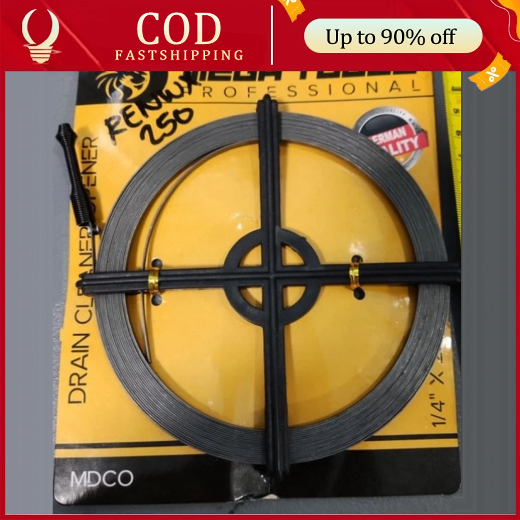 Sewer Rod or Plehe , Panundot, drain cleaner pleje 1/4x25 feet Heavy ...