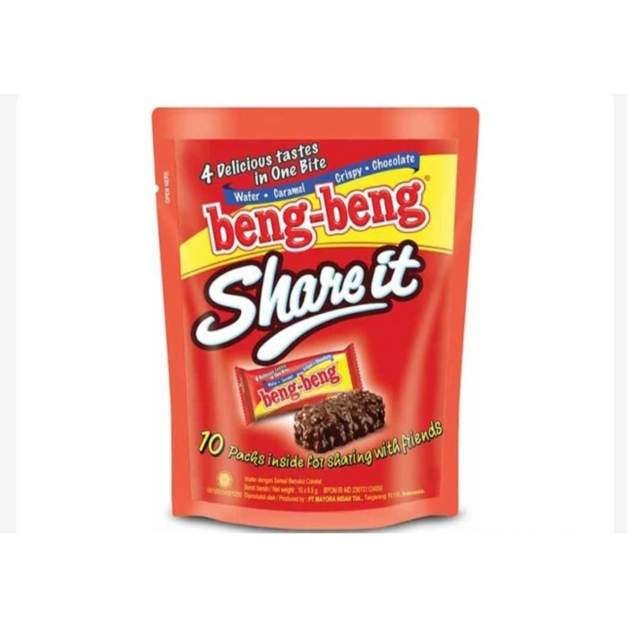 Beng-beng Wafer Chocolate Share It 10'S 95G | Shopee Philippines