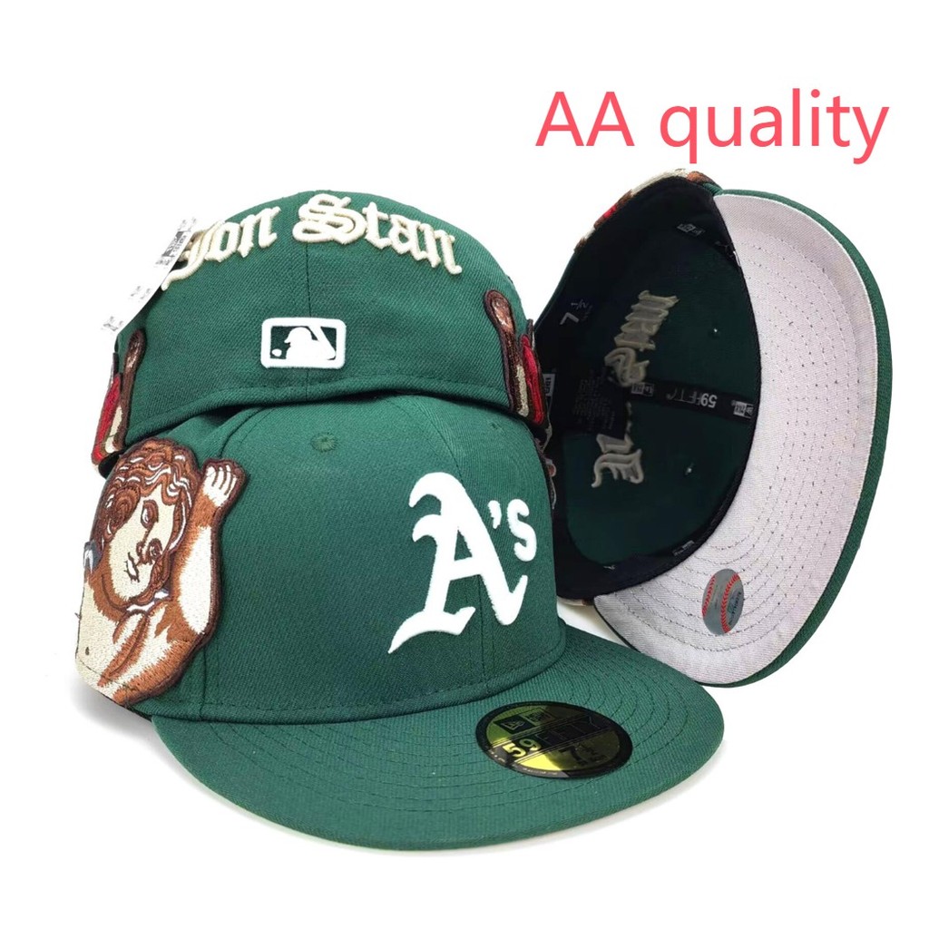 New E.r.a Jon Stan X Oakland Athletics DarkGreen Fitted Hat Bisbal ...