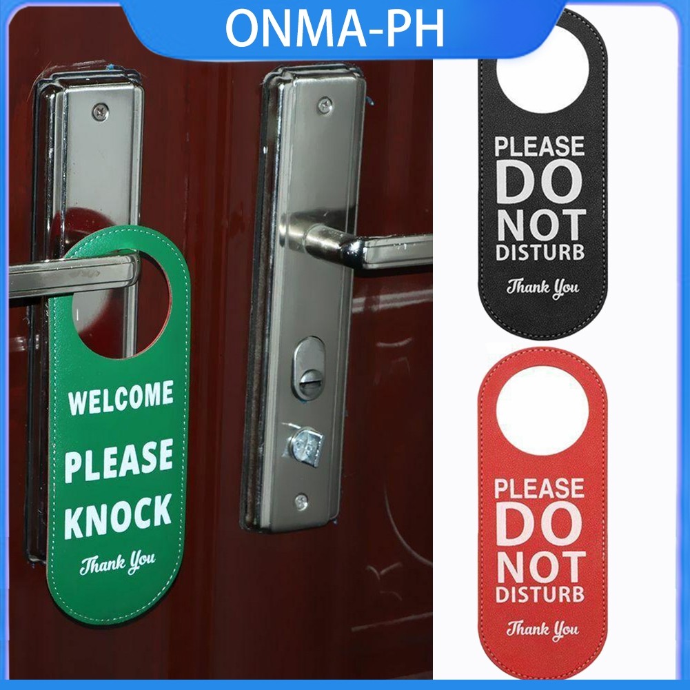 (ONMA) Do Not Disturb Please Knock Signs Door Knobs Meeting Room Door ...