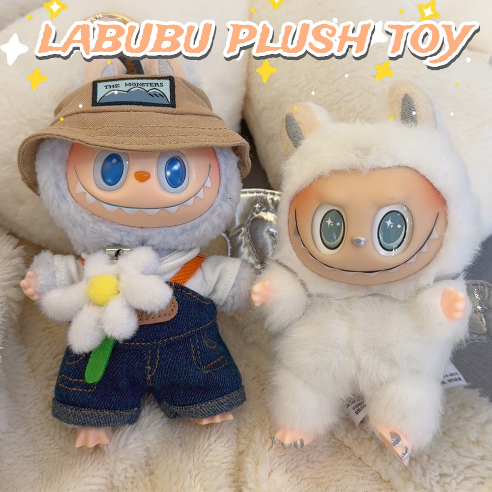 Popular Anime Figure Labubu Vinyl Plush Toys Backpack Pendant Doll ...