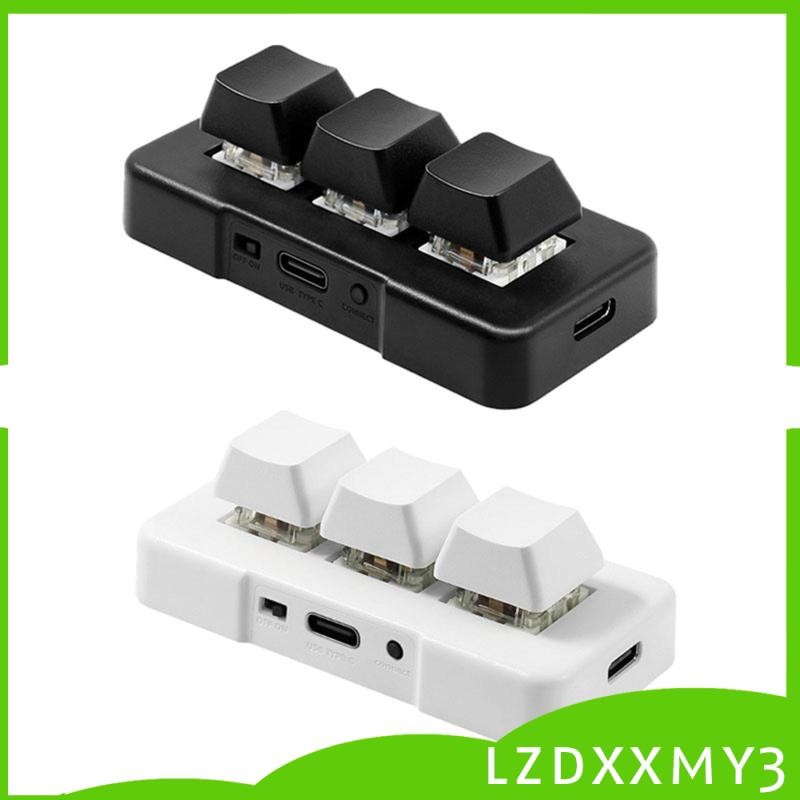 [Lzdxxmy3] 3 Key Keypad Mechanical Keyboard C V Shortcut Hid Pad ...
