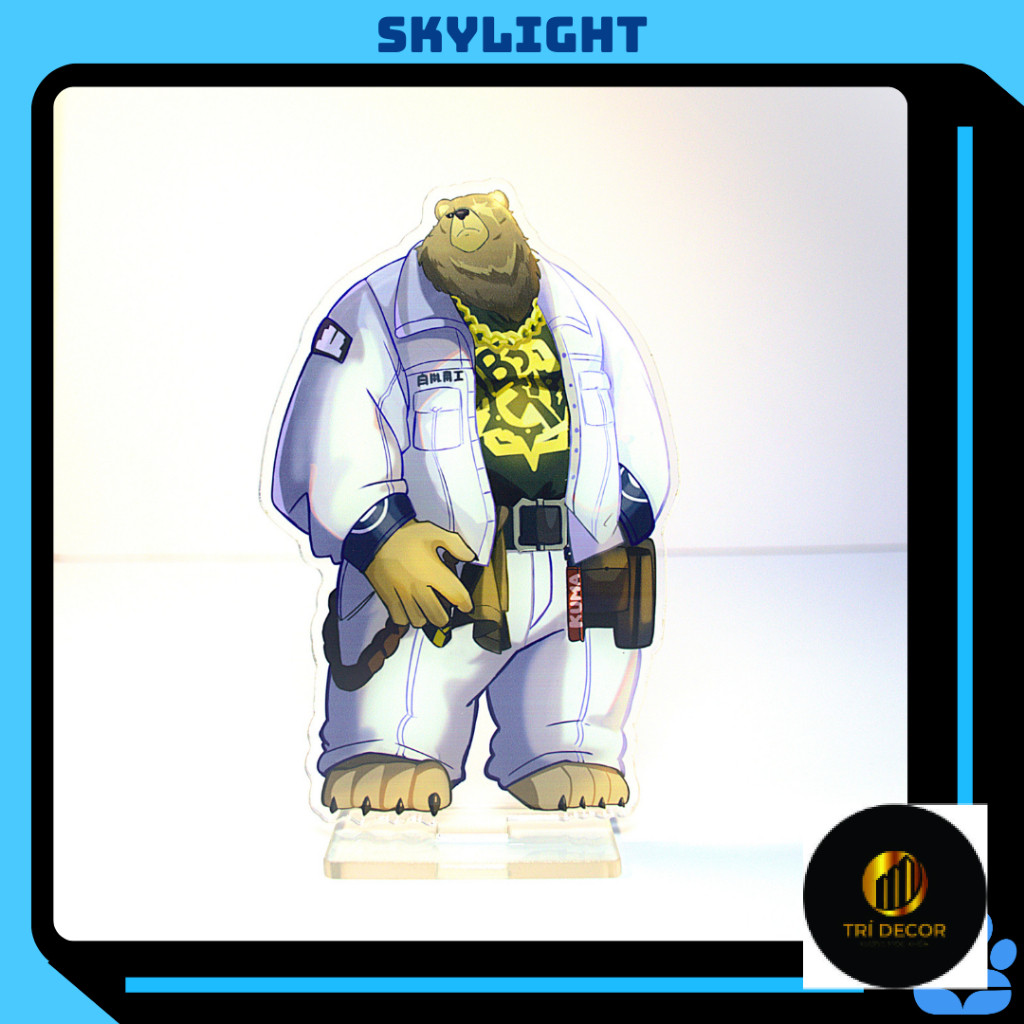 Furry BEN BIGGER Standee Model - Zenless Zone Zero mica plastic 14cm ...