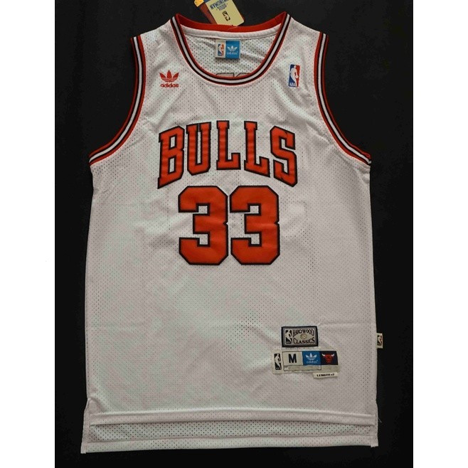 New NBA men Chicago Bulls #33 Scottie Pippen embroidery basketball suit ...