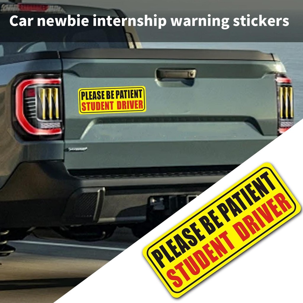 Magnetic Student Driver Signs for Car Please Be Patient Student Driver ...