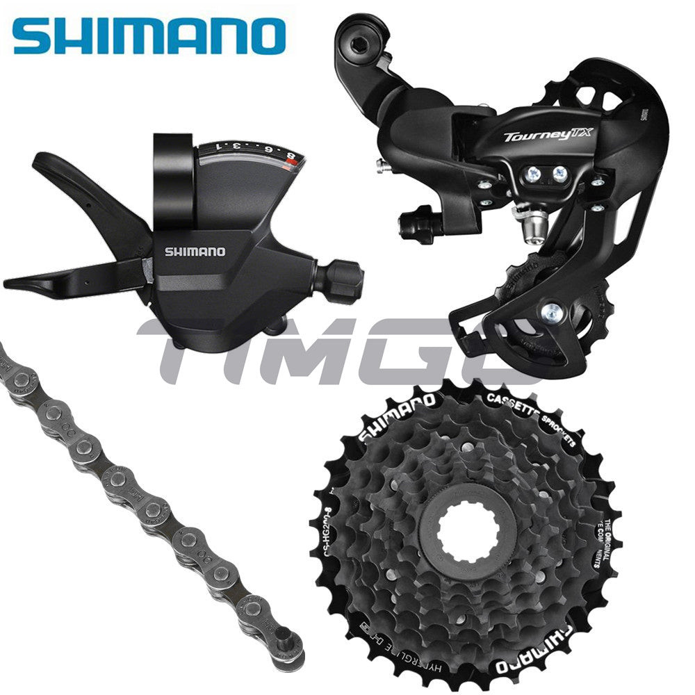 Shimano Tourney TX800 MTB Bike 1×8 Speed Rear System Groupset RD-TX800 Rear Derailleur SL-M315 ...