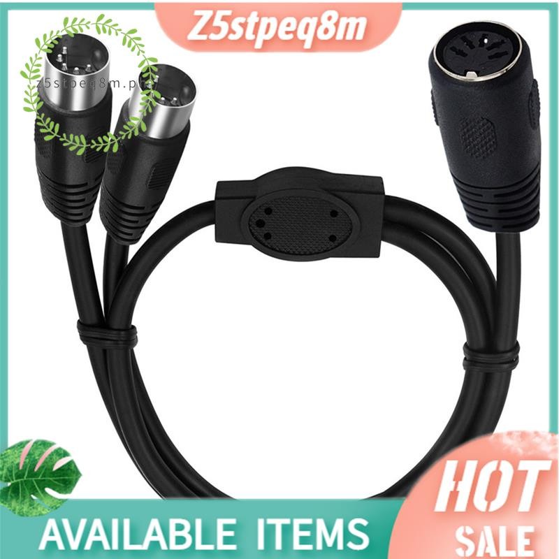 MIDI DIN 5-Pin Splitter Extension Cable Y Adapter Cable 1 Piece ...