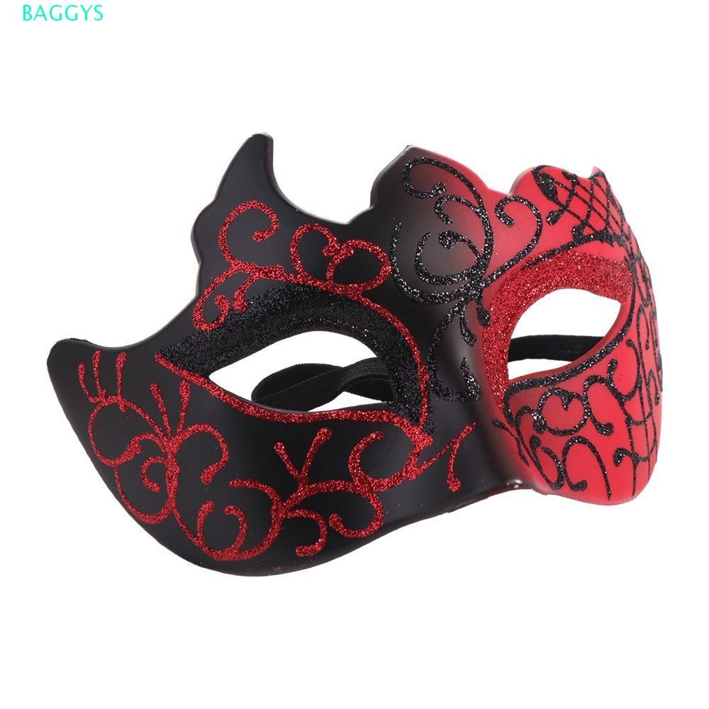 BAGGYS Glitter Mask Props Mask Simple Half Face Mask Masquerade Cosplay ...