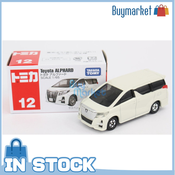 [Authentic] New Takara Tomy Tomica #12 Toyota Alphard Yellow Sca. 1/65 Diecast Toy Car Japan ...