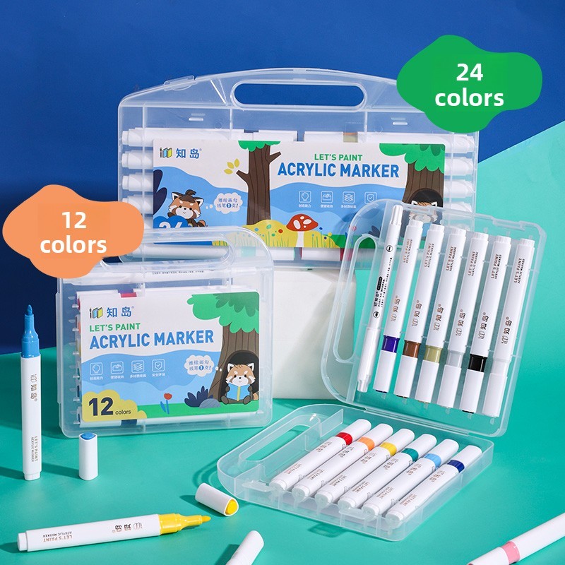 Acrylic Permanent Marker Pen | Waterproof DIY Drawing and Graffiti Pen ...