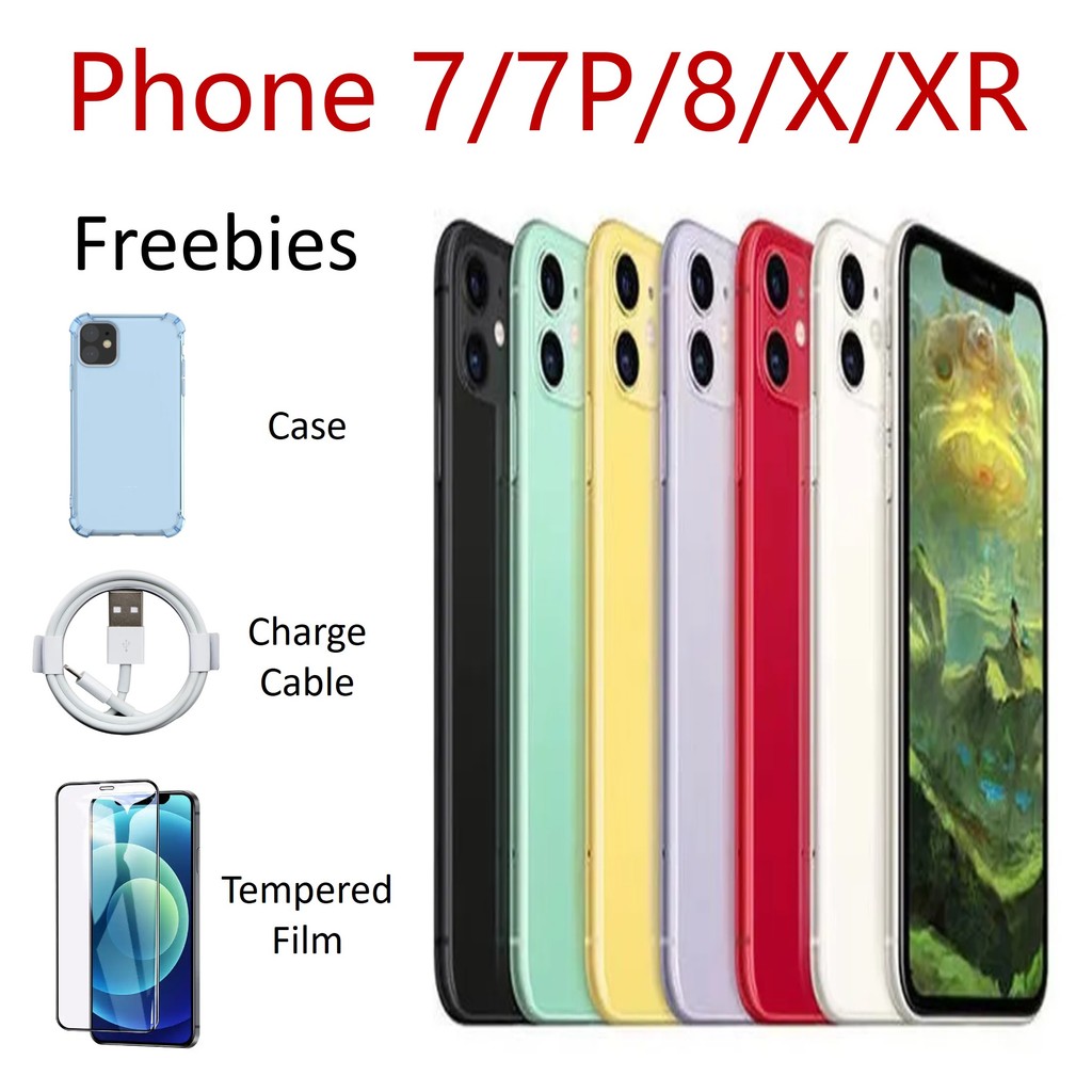 【95 New】Used lPhone Original Phone 7/7P/8/X/XR 64G 128G 256G SecondHand Phone Original Used ...