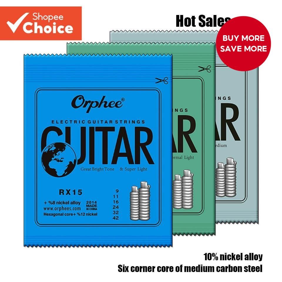 Orphee Electric Guitar String Model RX15 RX17 RX19 Super light Nickel ...