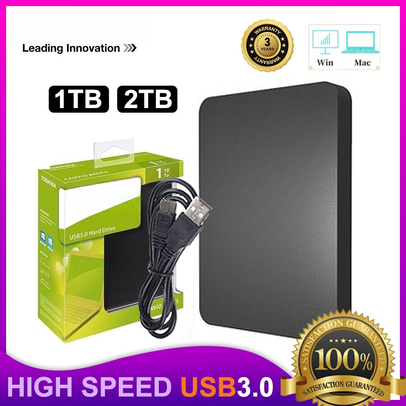 External hard drive 1TB 2TB USB3.0 extend portable disk 2.5" HDD High ...