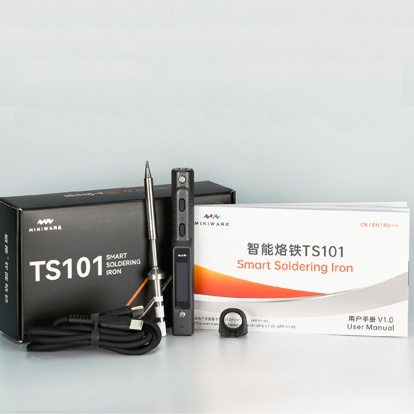 Original TS101 mini USB electric soldering iron adjustable temperature portable digital ...