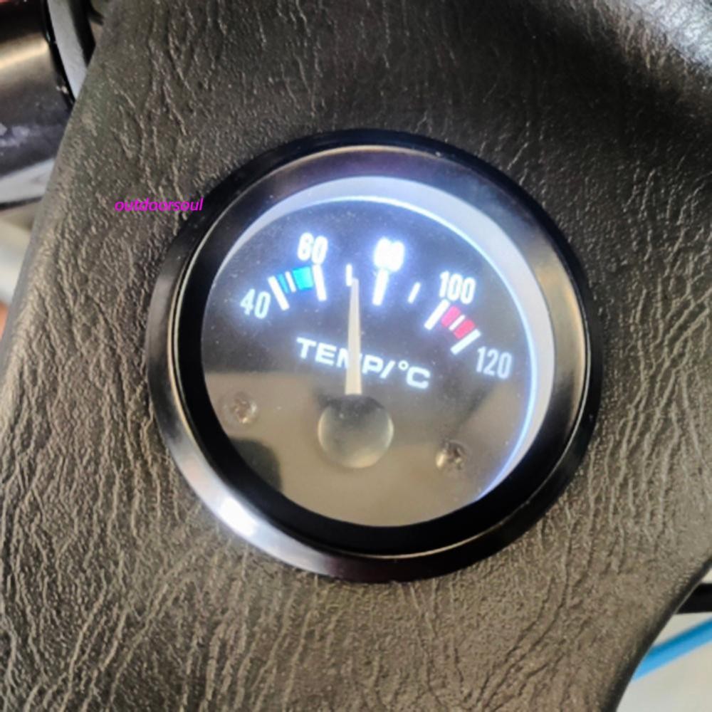 52mm Auto Water Temperature Meter LED White Light Water Tank Level ...