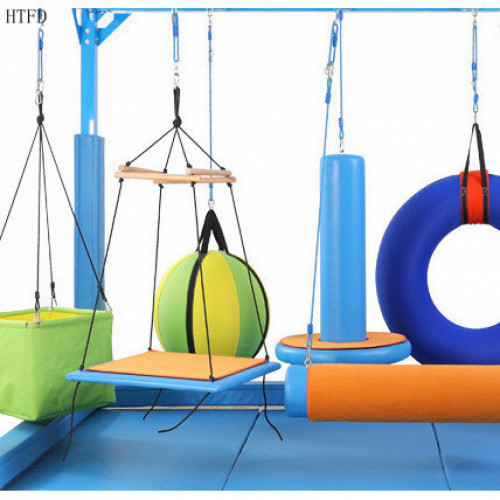 Kids Hanging Swing Chair ，Kindergarten Sensory Balance Training System ...