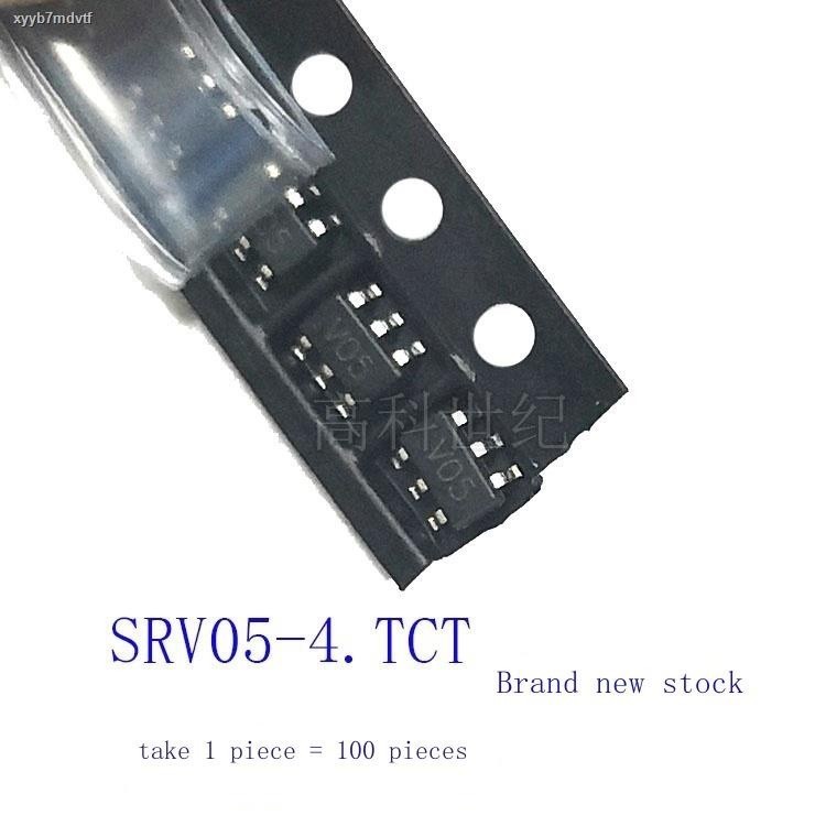 SRV05-4.TCT silk screen V05 SOT23-6 TVS transient suppression diode ESD electrostatic discharge ...