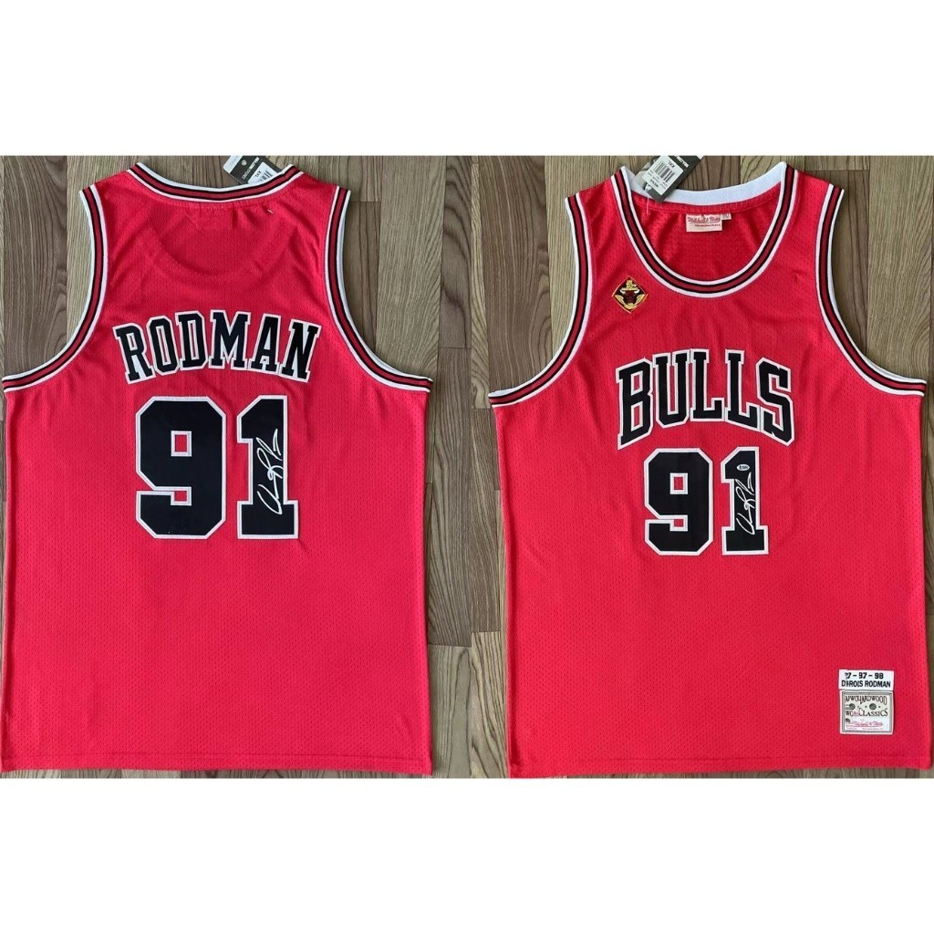 Dennis Rodman #91 Hardwood Classics Jersey | Shopee Philippines